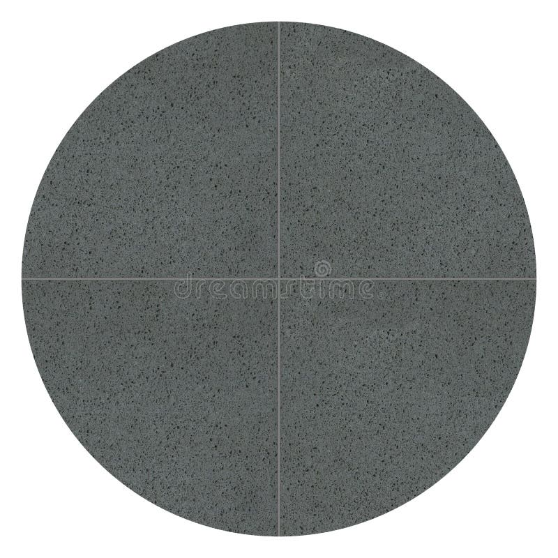 Quartz Gray Round Seamless Ceramic Mosaic Tile and Pattern Useful As ...