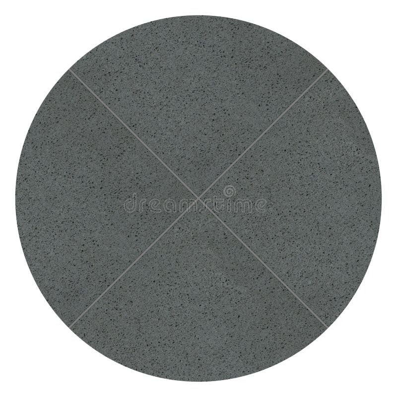 Quartz Gray Round Seamless Ceramic Mosaic Tile and Pattern Useful As ...