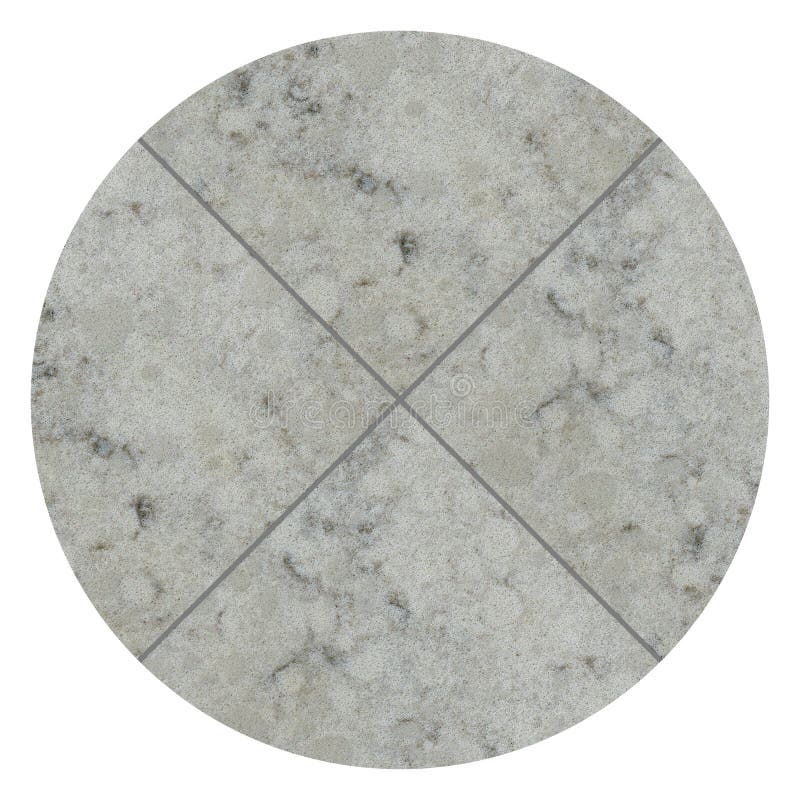 Quartz Gray Round Seamless Ceramic Mosaic Tile and Pattern Useful As ...
