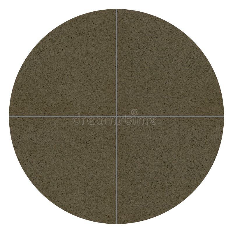 Quartz Gray Round Seamless Ceramic Mosaic Tile and Pattern Useful As ...