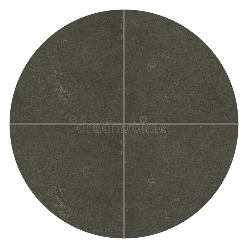 Quartz Gray Round Seamless Ceramic Mosaic Tile and Pattern Useful As ...