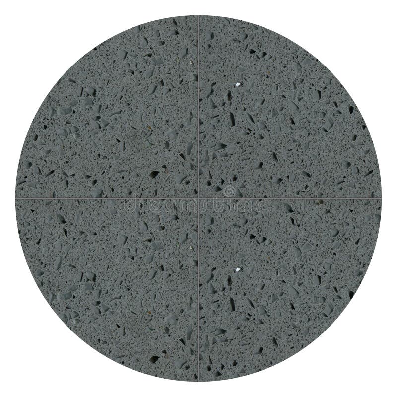 Quartz Gray Round Seamless Ceramic Mosaic Tile and Pattern Useful As ...