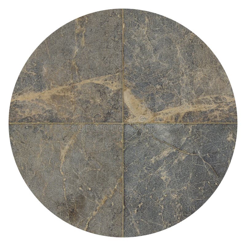 Quartz Gray Round Seamless Ceramic Mosaic Tile and Pattern Useful As ...