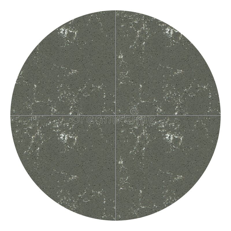 Quartz Gray Round Seamless Ceramic Mosaic Tile and Pattern Useful As ...