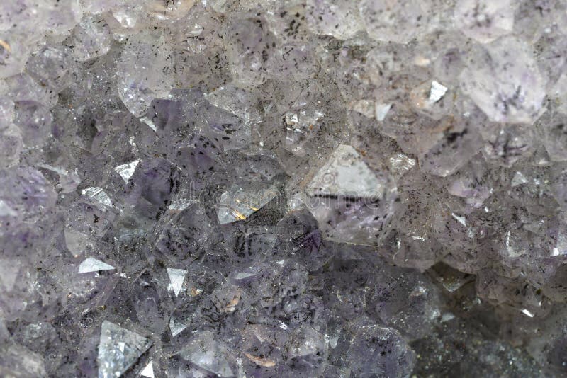 Quartz with Mineral Crystals Against a Black Background Stock Image ...