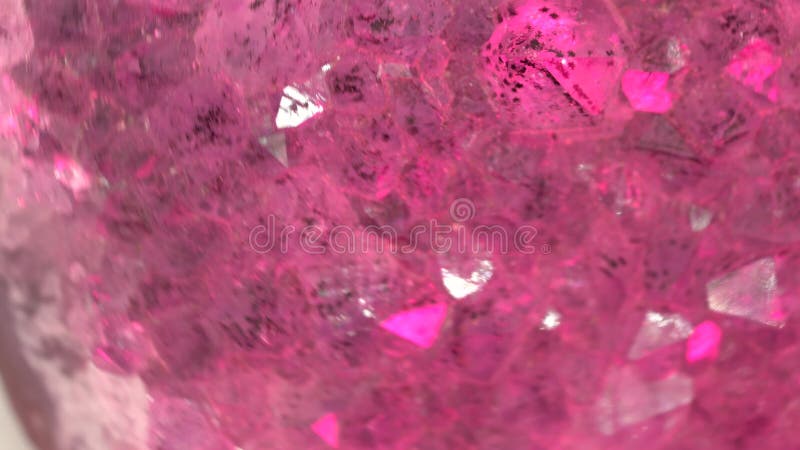 Quartz with Mineral Inclusions Stock Video - Video of macro, mineral ...