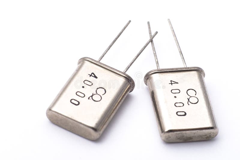 Quartz oscillator stock photo. Image of isolated, stripe - 13500904