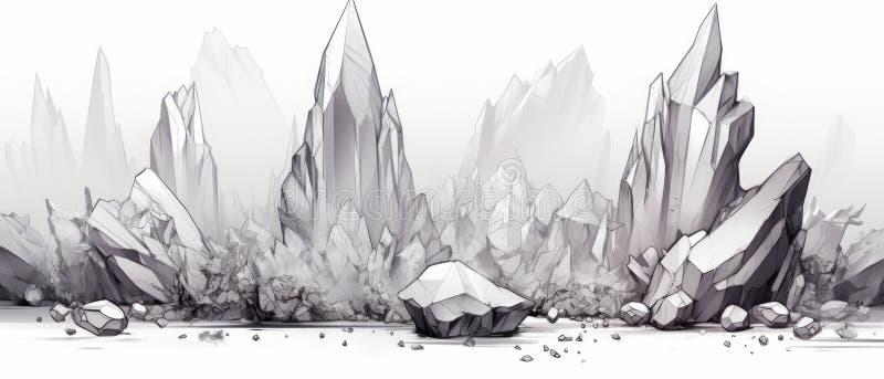 Quartz Material Structure Background Stock Illustration - Illustration ...