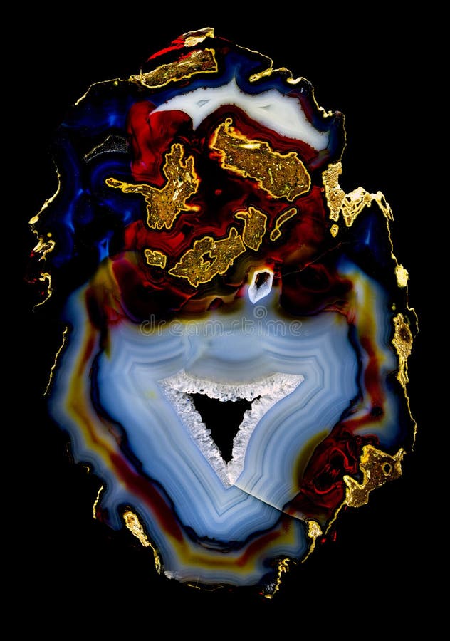 Quartz slice stock image. Image of cracks, beauty, nature - 48846939