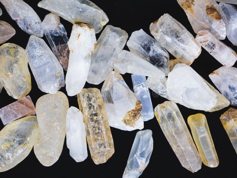 Quartz Stone Rock Crystal Nature Element Object Stock Image - Image of ...