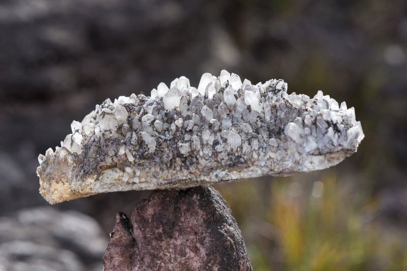Quartz on the Top of Mount Roraima, Venezuela Stock Image - Image of ...