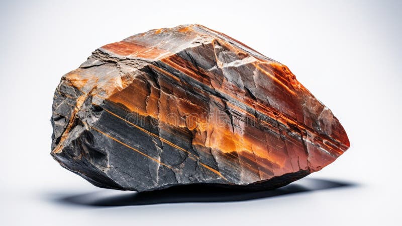 Quartzite_rock_isolated_on_white_backround1_3 Stock Illustration ...