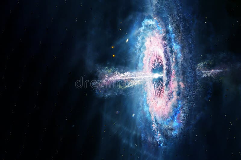 Quasar stock illustration. Illustration of isolated, cosmos - 12885411