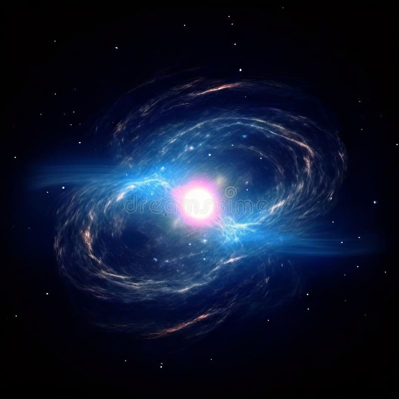 Quasar stock illustration. Illustration of isolated, cosmos - 12885411