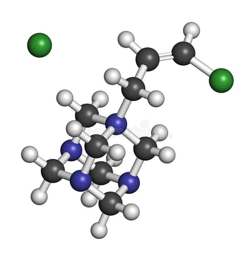 Quaternium-15 Surfactant and Preservative Molecule, Formaldehyde ...