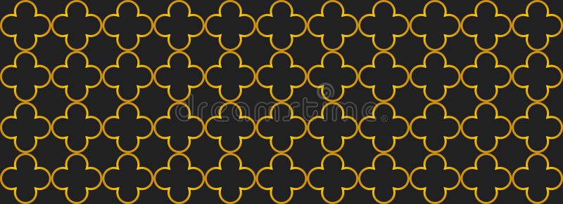 Quatrefoil Seamless Pattern. Medieval Texture in Church. Geometric ...
