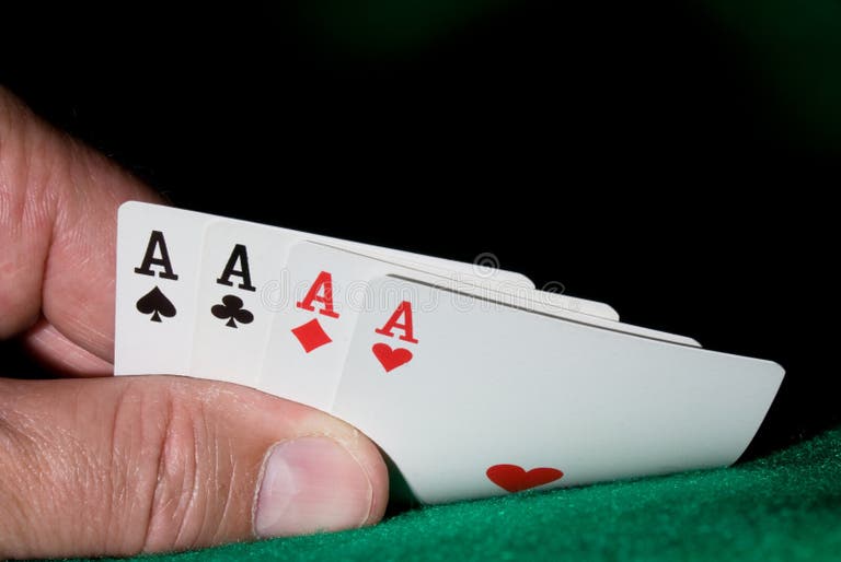 Quattro assi fotografia stock. Immagine di scommessa, visione - 4749596