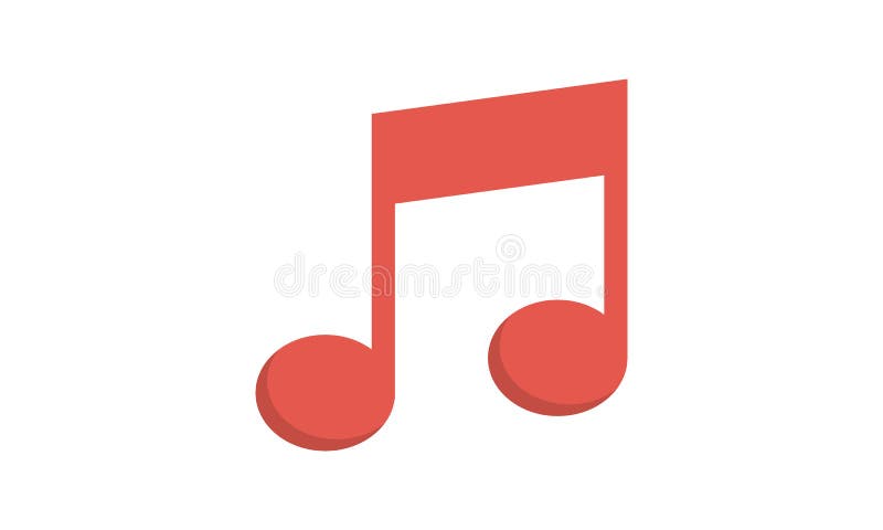 Quaver Music Note Icon Image Vector Image Stock Vector - Illustration ...