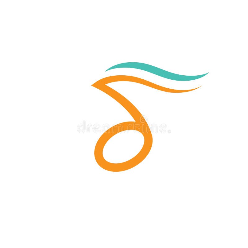 Quaver Music Note Icon Vector Element Concept Design Stock Vector ...