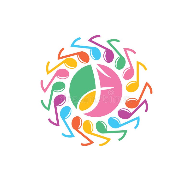 Quaver Music Note Icon Vector Element Concept Design Stock Vector ...