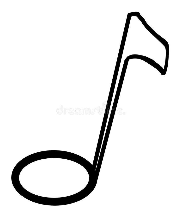 Outline Quaver Stock Illustrations – 2,010 Outline Quaver Stock ...