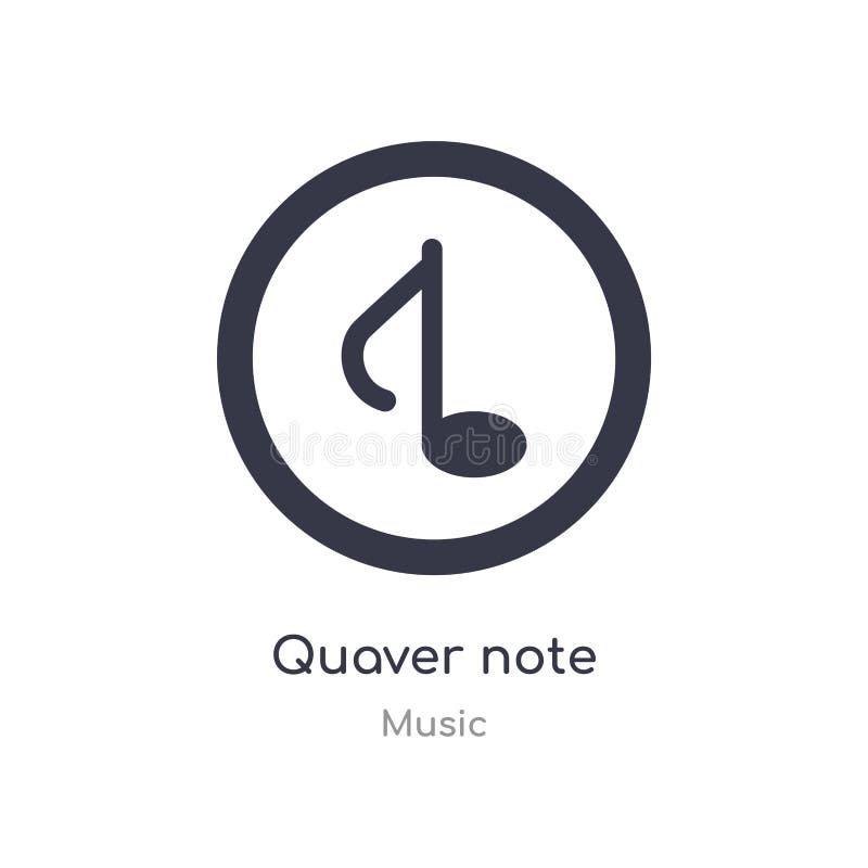 Outline Quaver Stock Illustrations – 2,010 Outline Quaver Stock ...