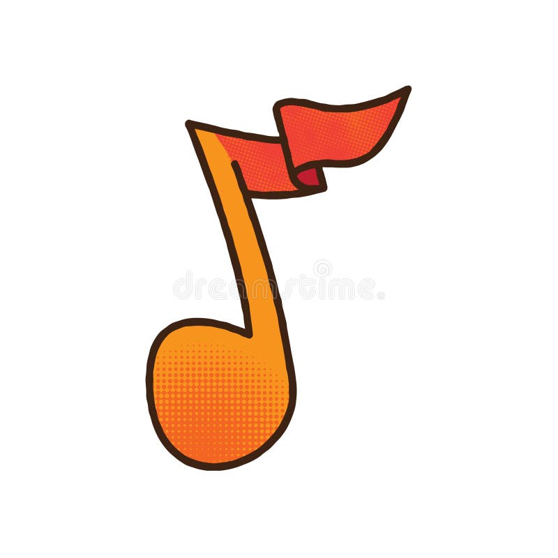 Quaver. Vector Illustration Decorative Design Stock Vector ...