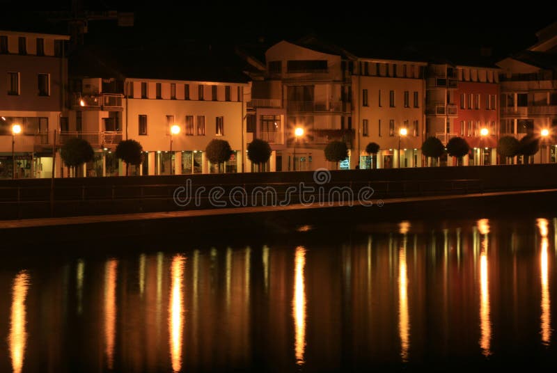 Quay -night scene stock photo. Image of quay, building - 2826648