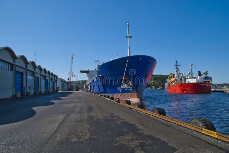 The quay of the port stock image. Image of boat, quay - 10307777