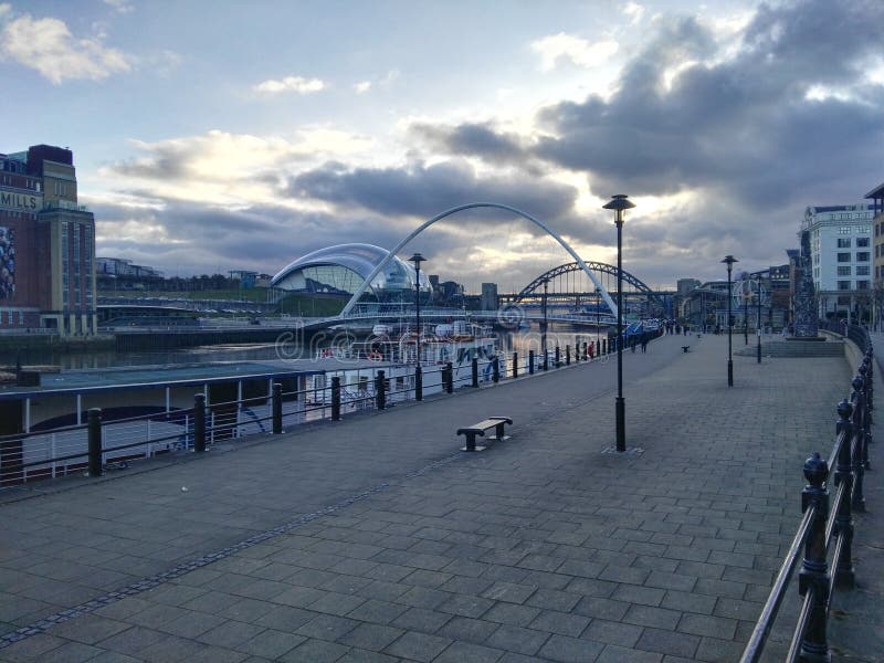 Quayside Tyne river stock photo. Image of quayside, beautiful - 68445990