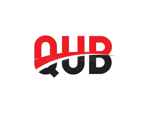 QUB Letter Initial Logo Design Vector Illustration Stock Vector ...