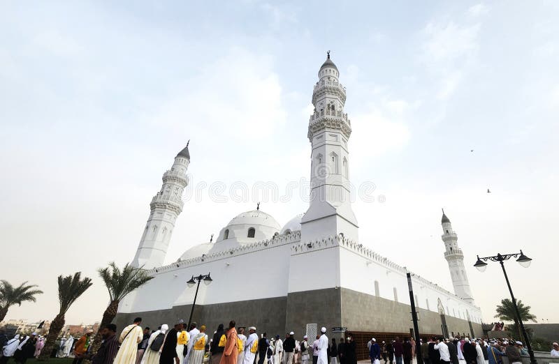 Quba Mosque Tower in Medina Editorial Photography - Image of tourism ...