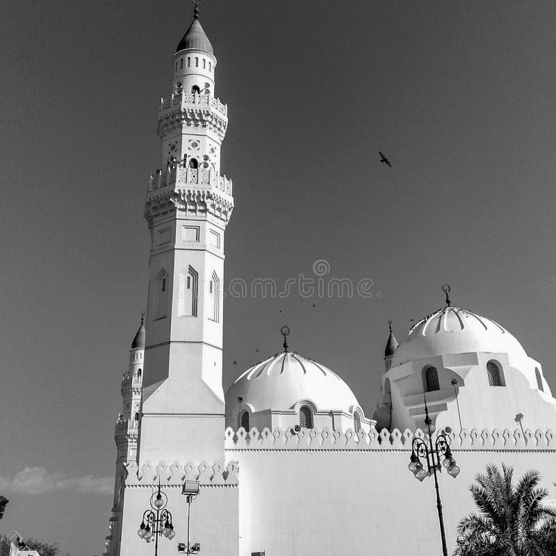Quba mosque in Medina stock photo. Image of monument - 217752598