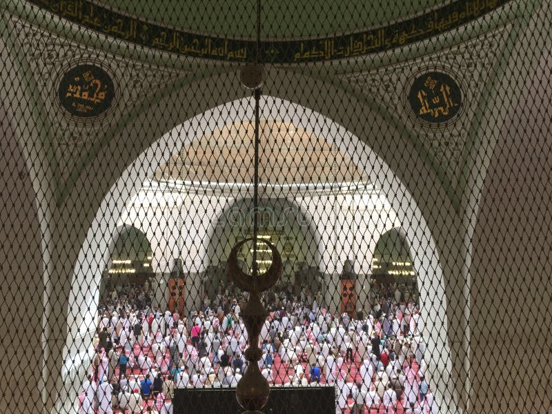 Qubaa mosque stock image. Image of prayer, madinah, mosque - 54589825