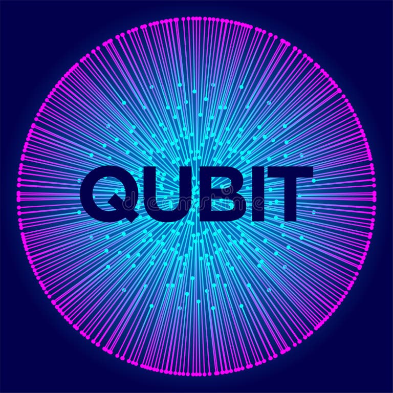 Qubit Concept Representation. Visualization of Quantum Bit, Vector ...
