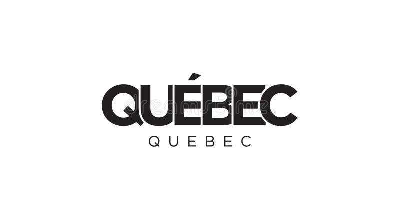 Quebec in the Canada Emblem. the Design Features a Geometric Style ...