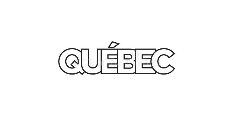 Quebec in the Canada Emblem. the Design Features a Geometric Style ...