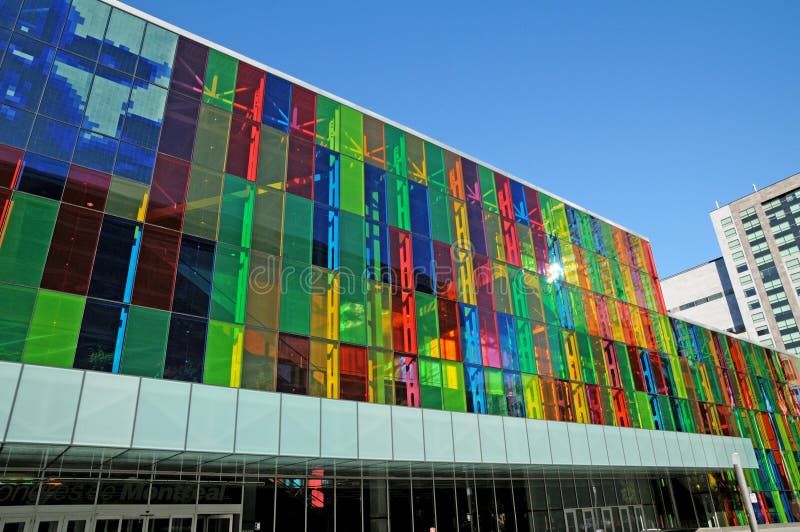 Quebec; Canada- June 25 2018 : the Convention Centre of Montreal ...