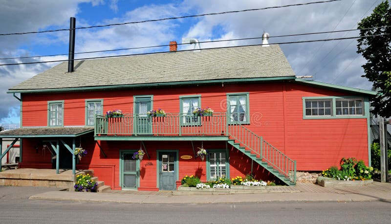 Quebec; Canada- June 25 2018 : Fromagerie Perron in Saint Prime ...