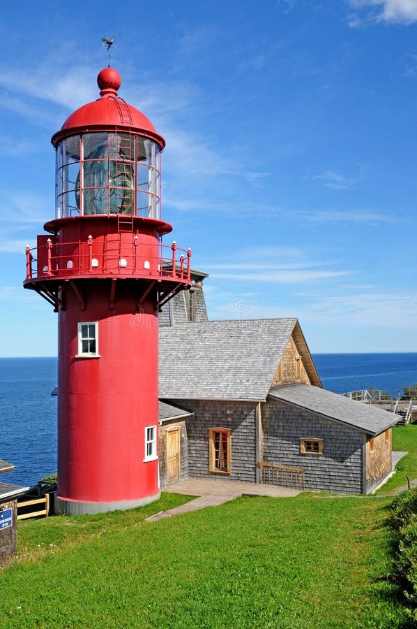 Quebec; Canada- June 25 2018 : Lighthouse of Pointe a La Renommee in ...