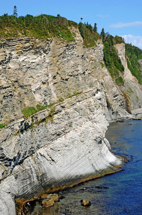 Quebec; Canada- June 25 2018 : Parc National Du Forillon in Gaspesie ...