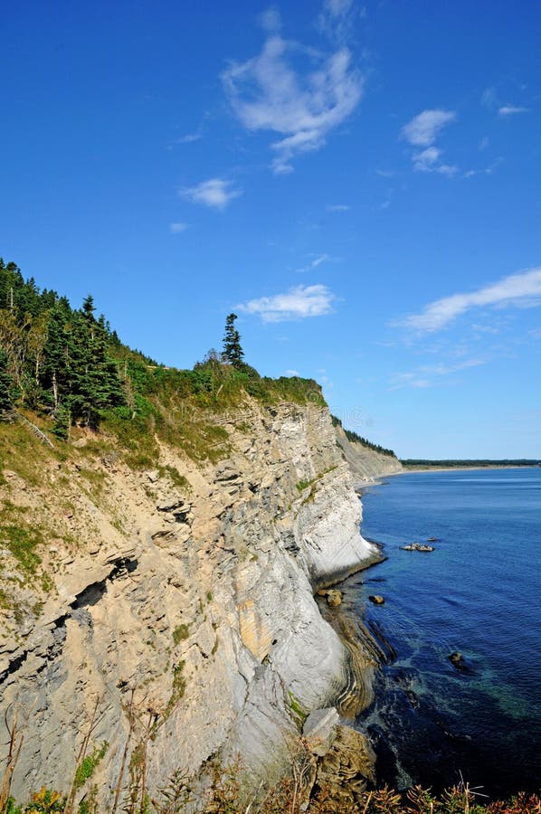 Quebec; Canada- June 25 2018 : Parc National Du Forillon in Gaspesie ...