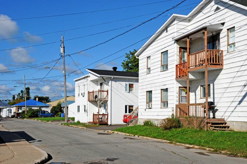 Quebec; Canada- June 25 2018 : Picturesque Village of Roberval ...