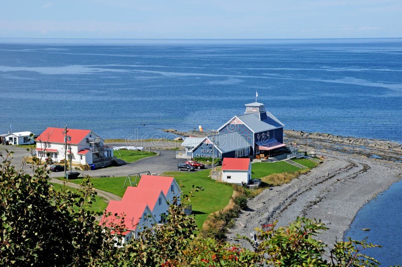 Quebec; Canada- June 25 2018 : Small Village of Village En Chanson ...