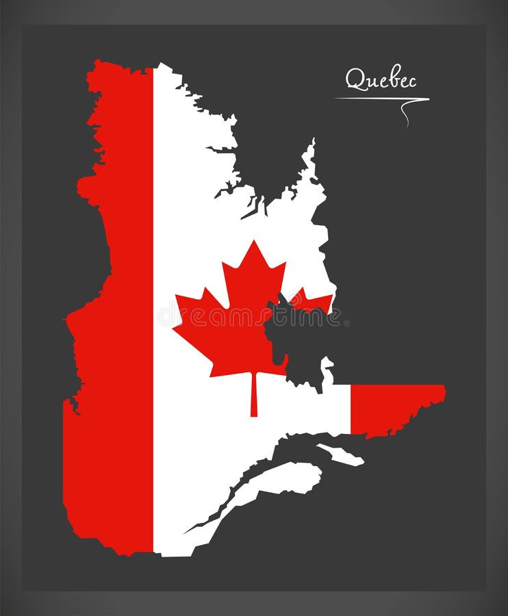 Quebec National Day Greeting Card. Vector Illustration. Translation ...
