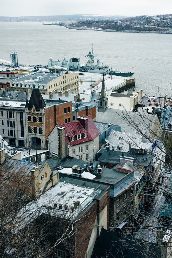QUEBEC CITY, CANADA - Dec, 2019 the Ancient Architecture of Quebec City ...
