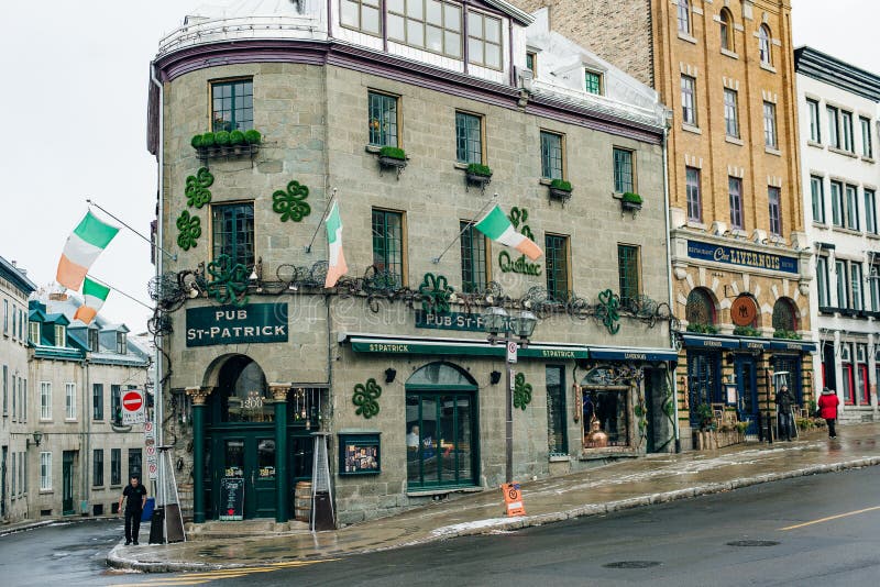 QUEBEC CITY, CANADA - Dec, 2019 the Ancient Architecture of Quebec City ...