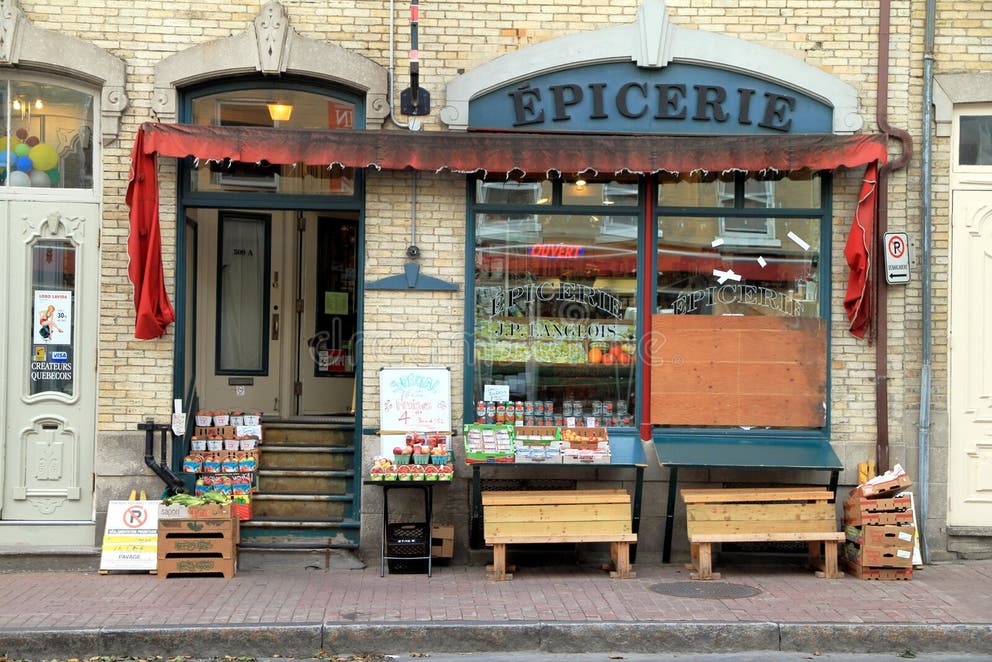 Quebec City Convenience Store Editorial Photography - Image of store ...