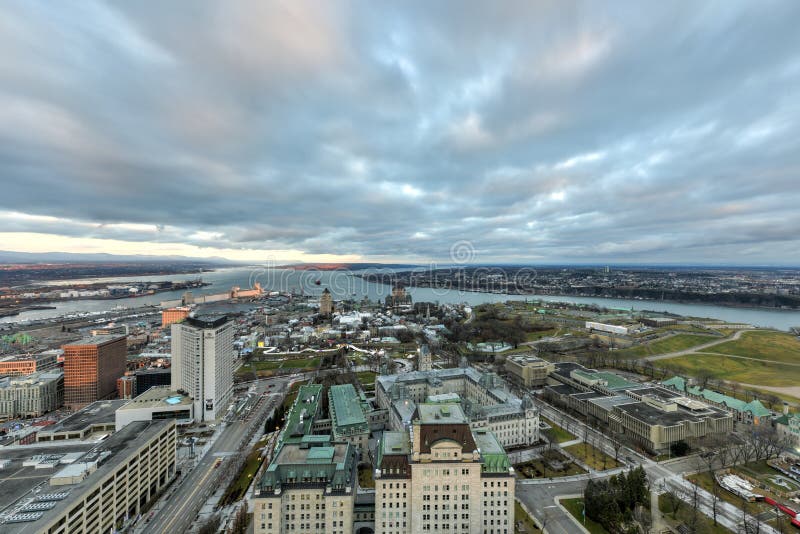Quebec City Skyline editorial image. Image of center - 63969085