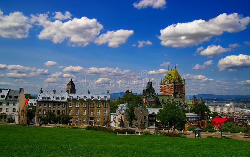 Quebec City stock photo. Image of frenchcanadian, frontenac - 34886480